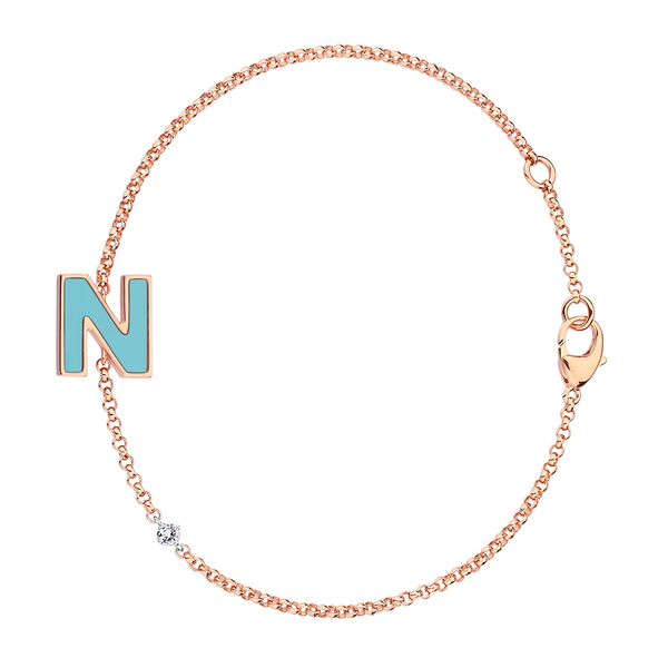 Letter N bracelet – daniellakronfle