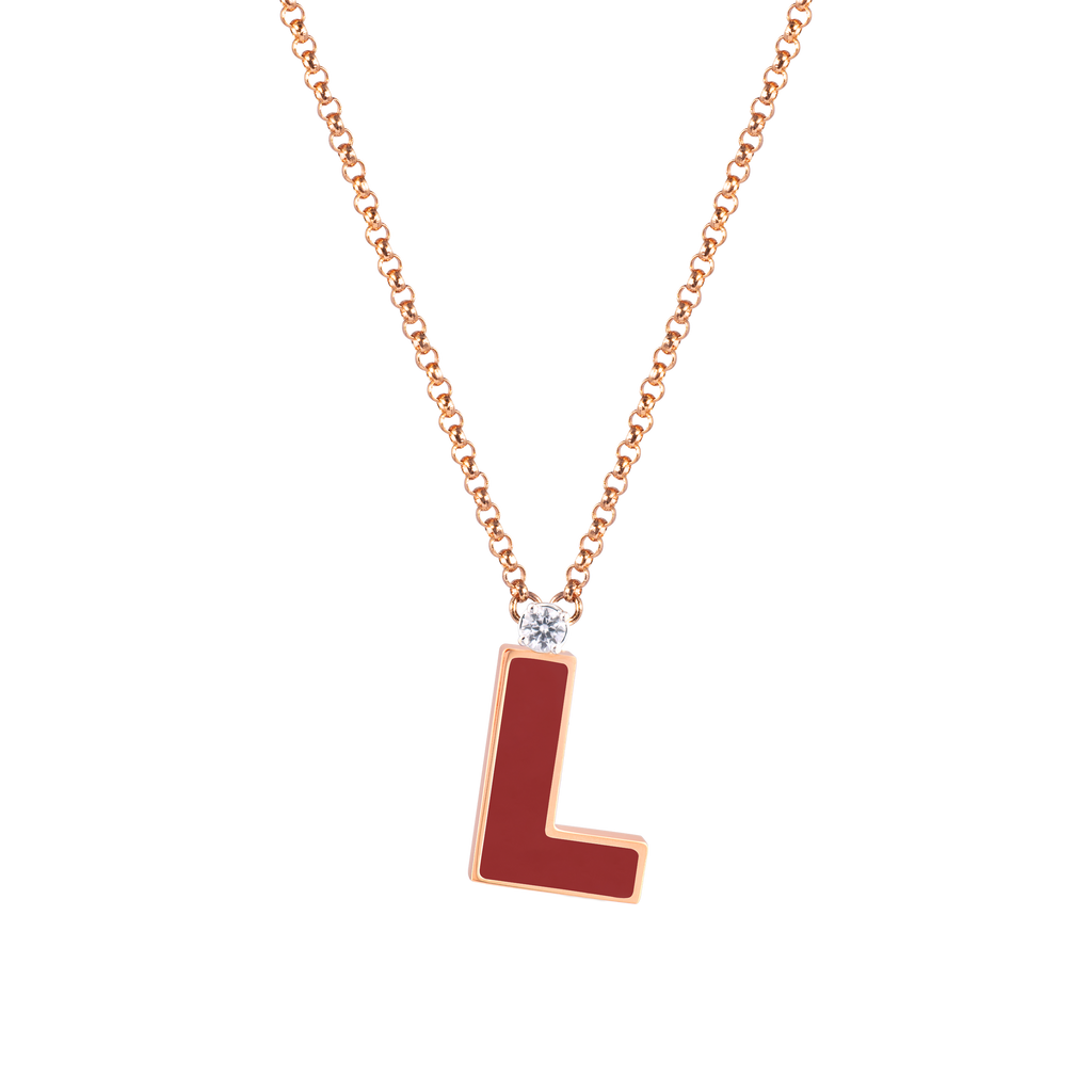 Letter L necklace – daniellakronfle