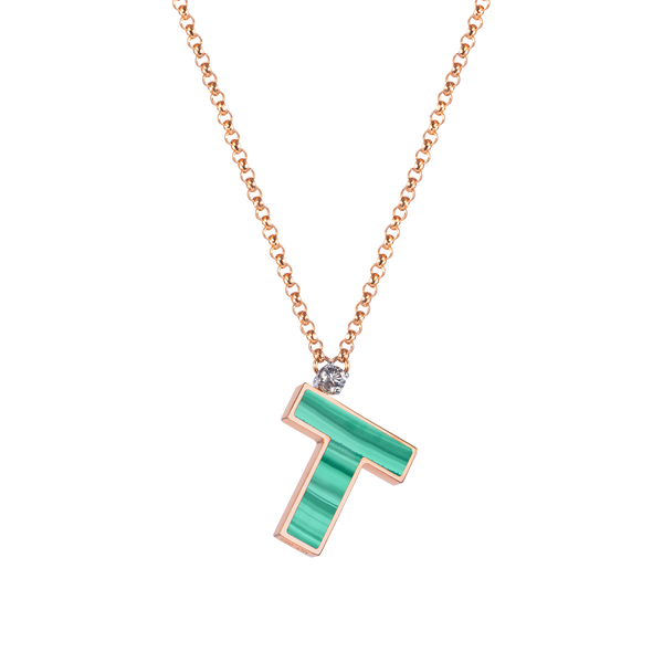 Letter T necklace – daniellakronfle